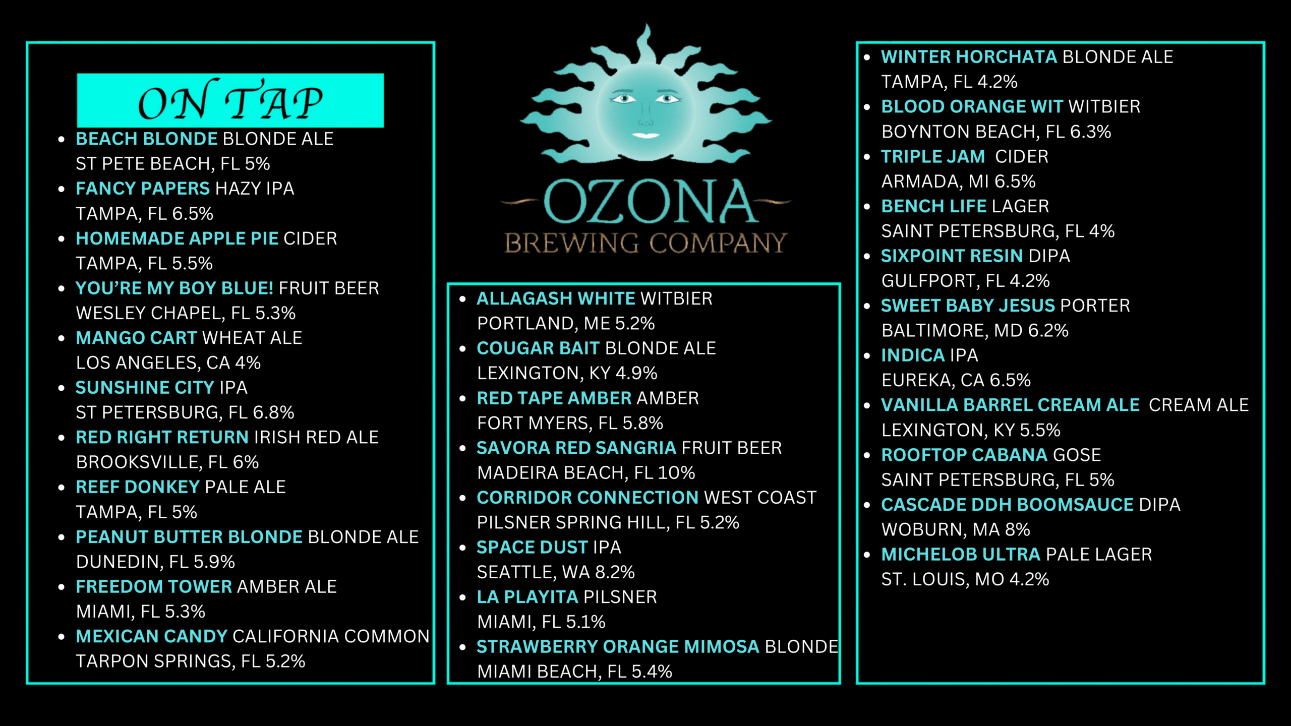On Tap - Ozona Brewing Company